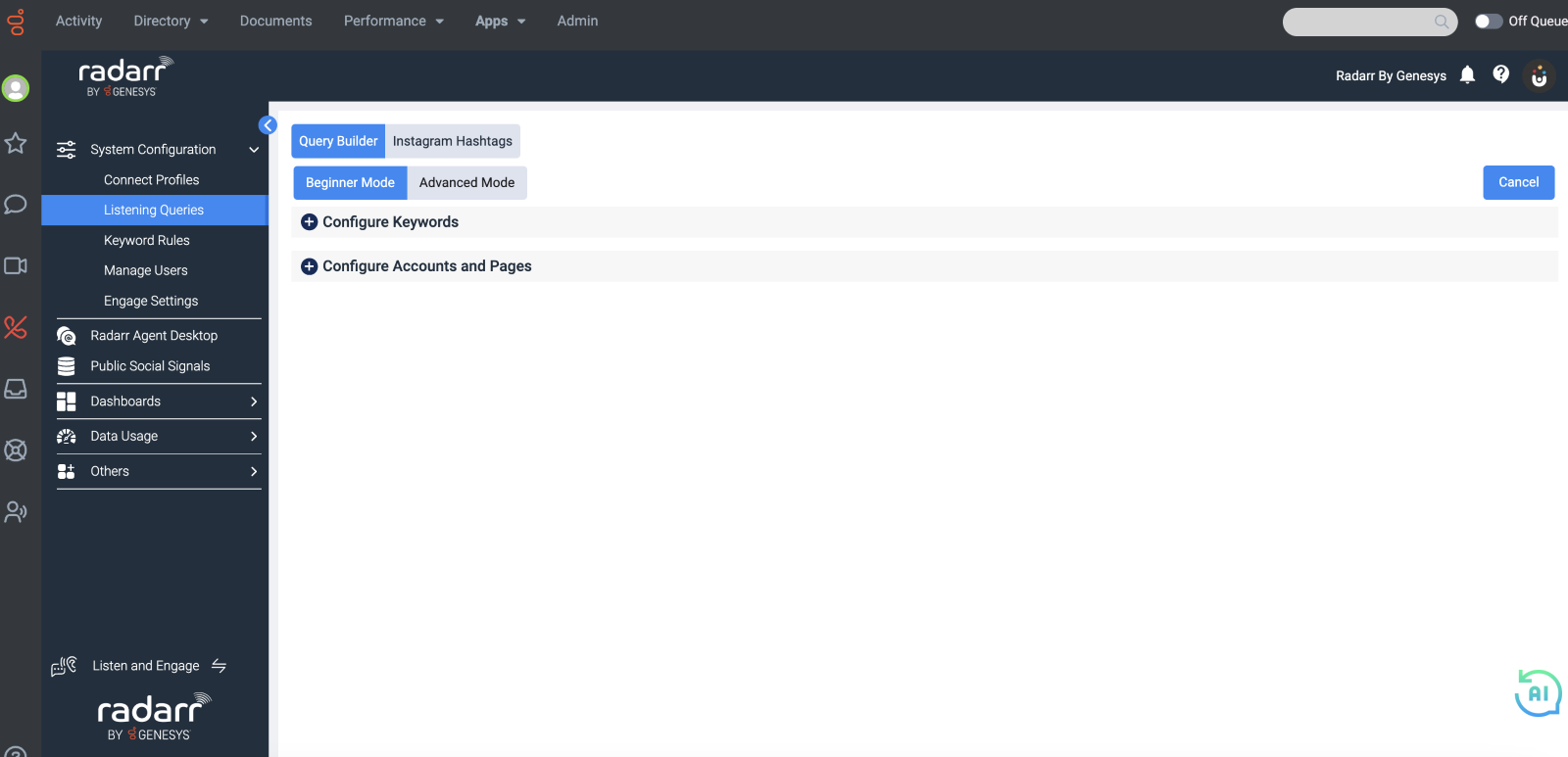How do I set up a new Topic/Query for tracking? - Radarr by Genesys ...