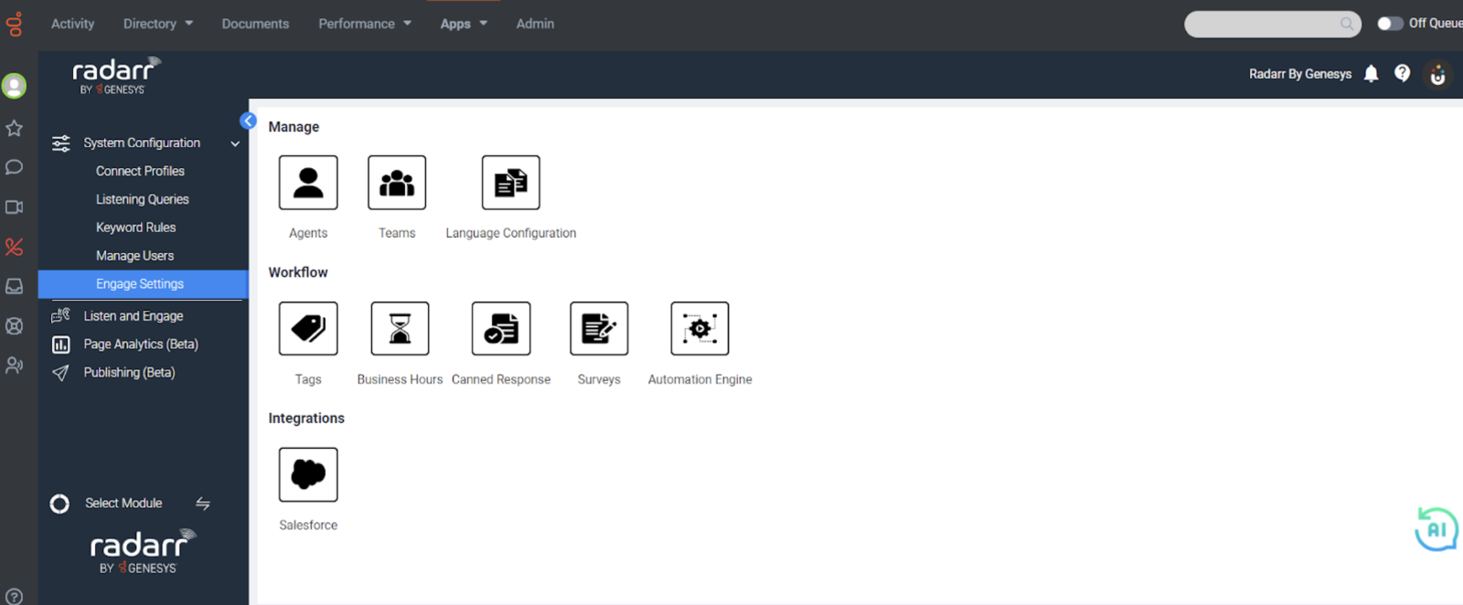 Managing your Engage Users’ Roles - Radarr by Genesys Help and Support