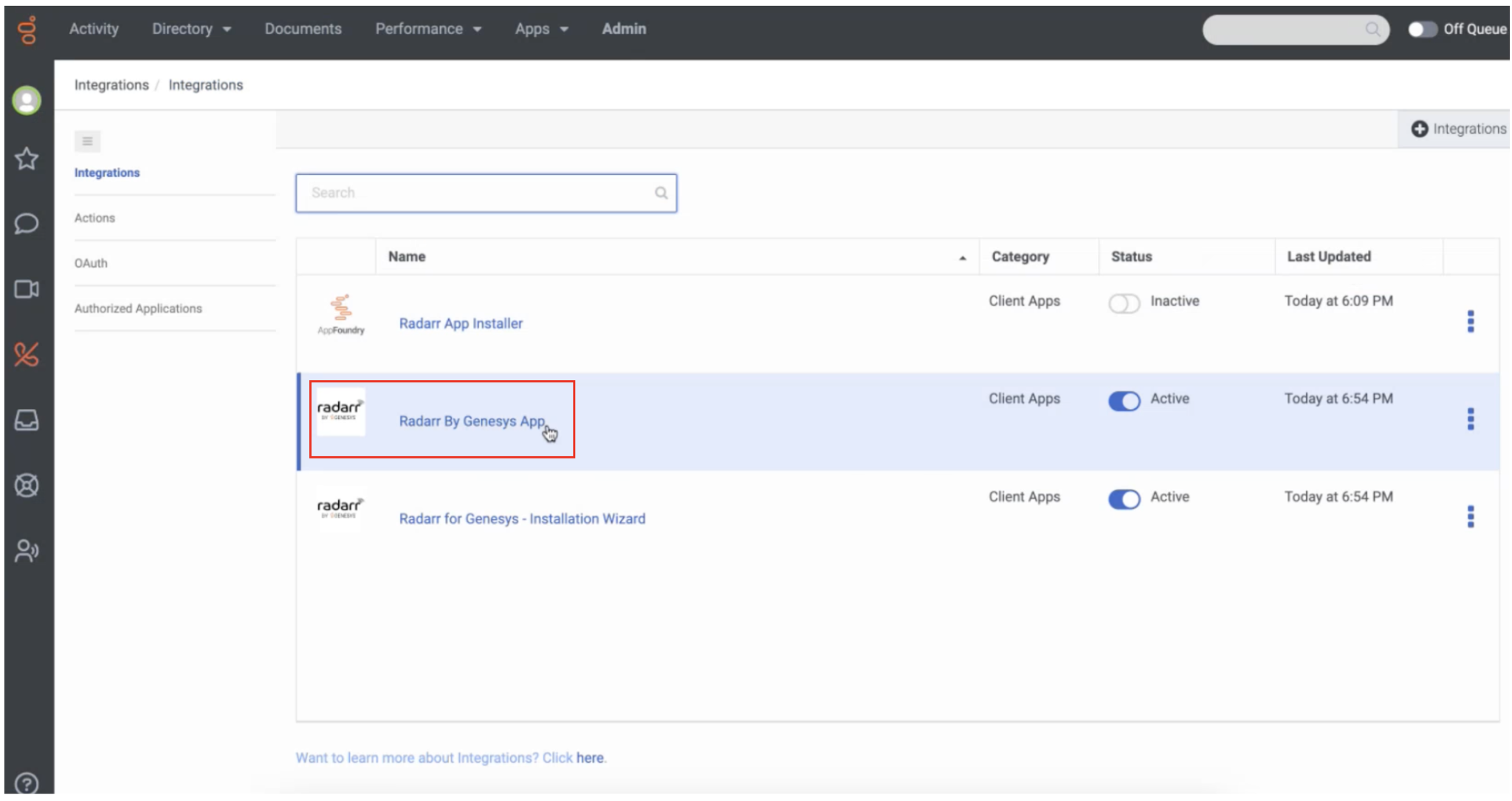 How do I install Radarr by Genesys from Genesys AppFoundry? - Radarr by ...