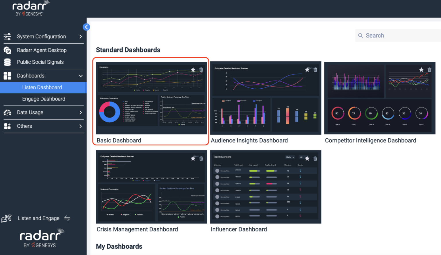 What is the “Basic Dashboard”? - Radarr by Genesys Help and Support