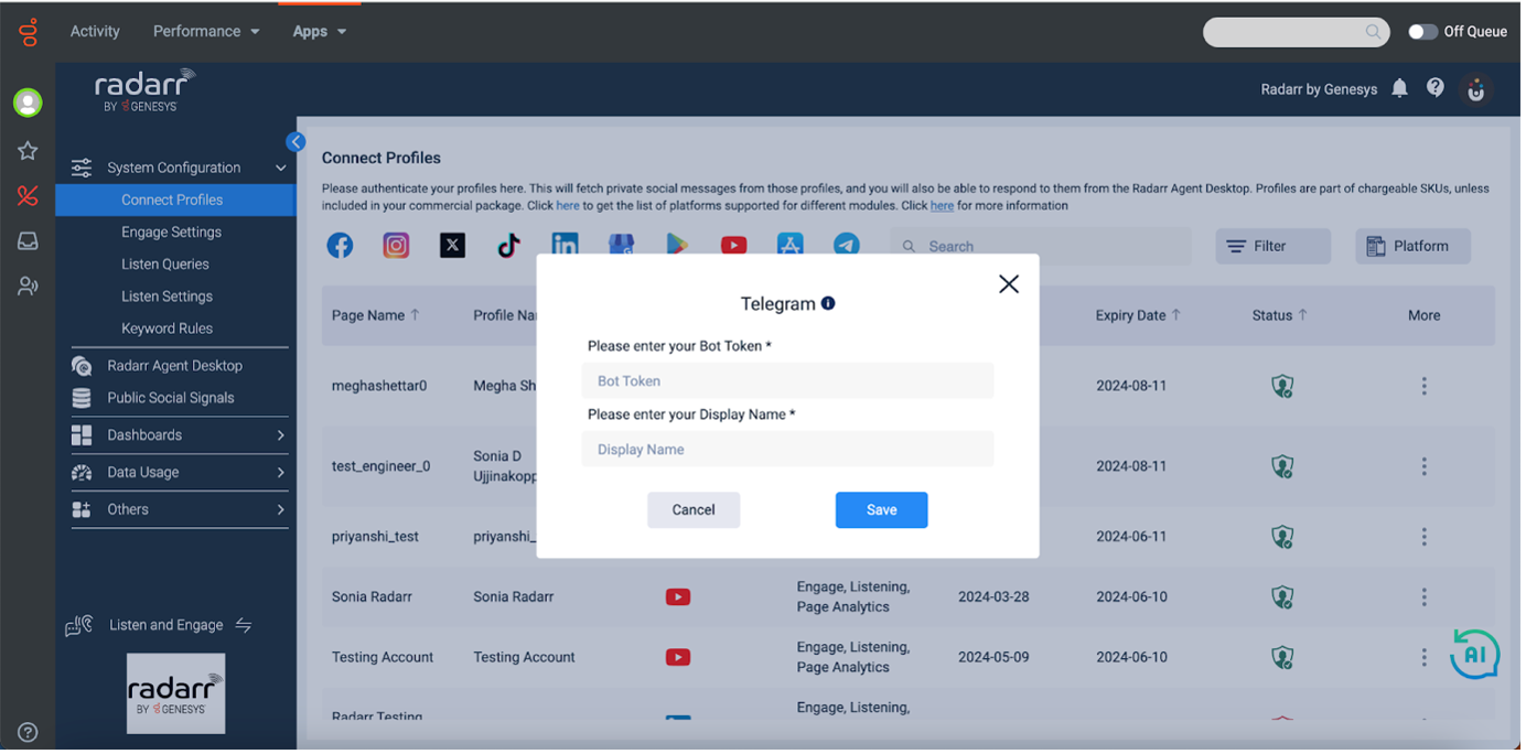 How to get a Bot token from Telegram for Telegram authentication - Radarr by Genesys Help and ...